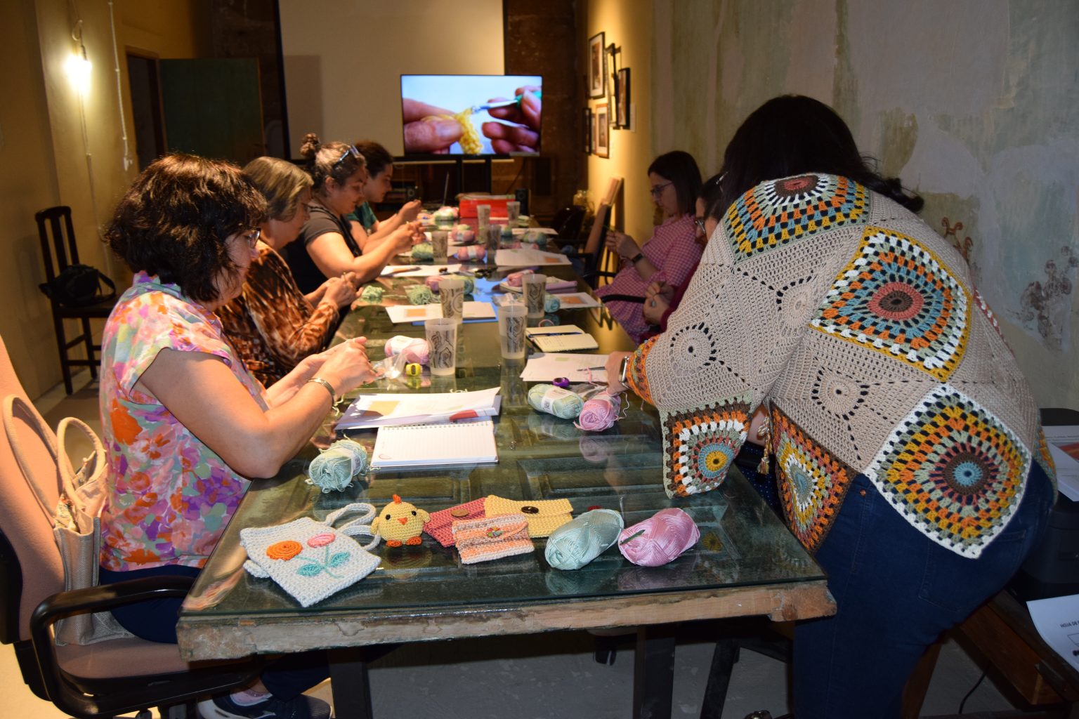 Así fue el Taller de Crochet de iniciación - La Casa Bosque